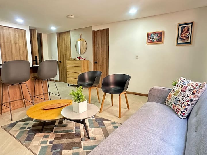 Apartment 302 At Housinn Fatima - Medellín