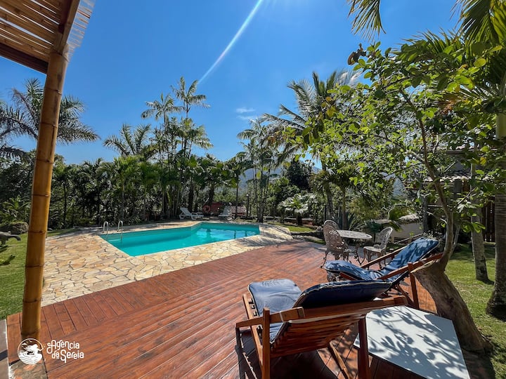 Casa Aconchegante C Piscina, Churrasq E áRea Verde - Ilhabela