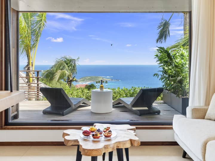 Sky - Ocean View Villa With Private Plunge Pool - Saint-Barthélemy