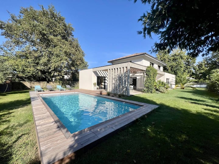 Villa Tuaana – Maison 8 Pers Avec Piscine Chauffée - Seignosse