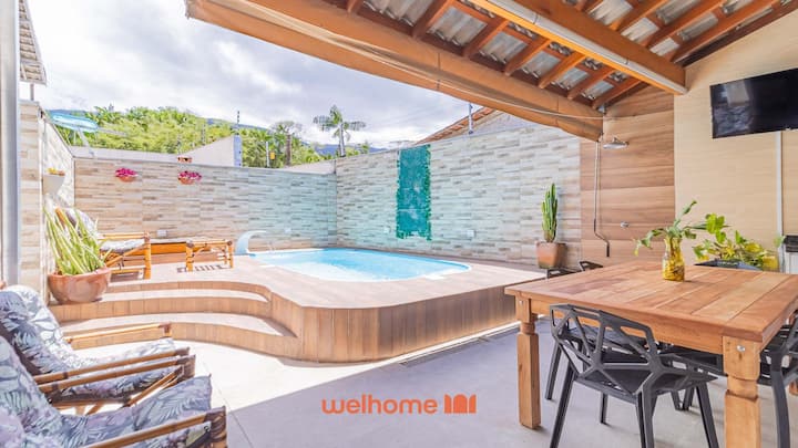 Casa Em Caraguatatuba Com Piscina A 3min Da Praia - Caraguatatuba