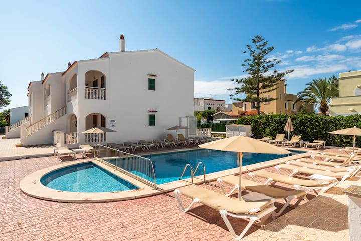 Apartment 100 Meters From The Beach, Ac, Pool - Minorca