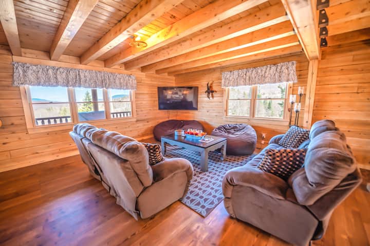 New Log Cabin - Privacy, Views, Trails - Vermont