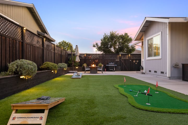Sauna Ice Bath Putting Green 3-bedroom Home - Healdsburg, CA