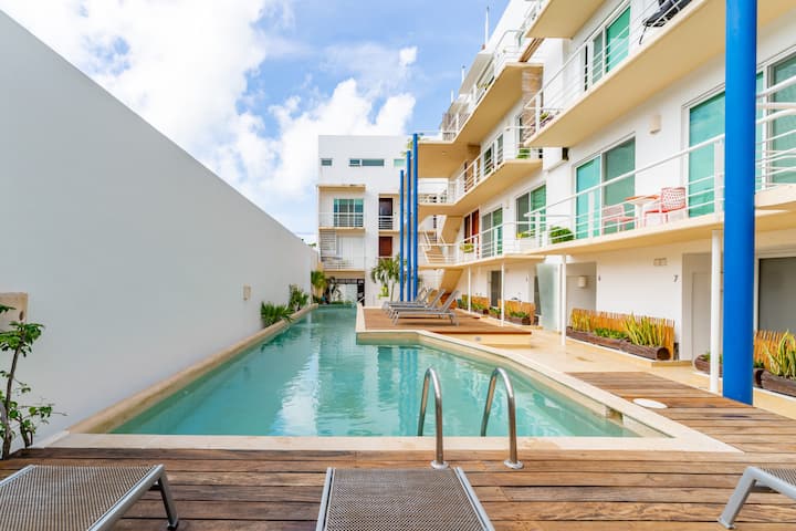Elegant 2br Long Pool Close 5th And Beach - Playa del Carmen