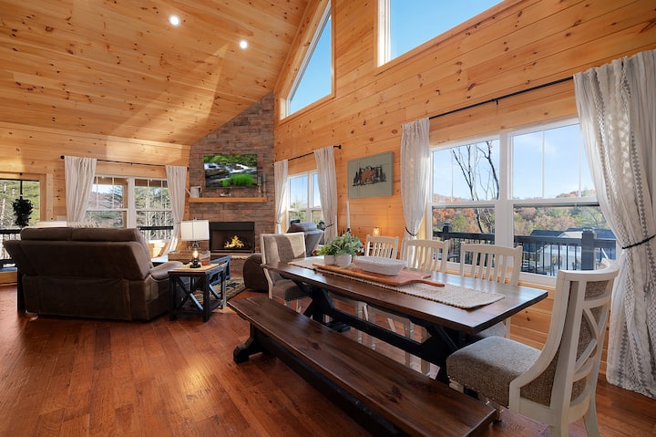 Hidden Hearts - Mtn View, Game Room, Hot Tub - Mineral Bluff, GA