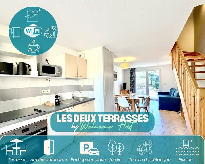 Les Deux Terrasses, 6 Pers Piscine Et Farniente - Calvisson