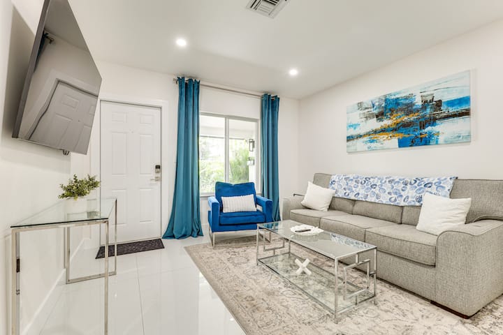 1 Mi To Las Olas Eats! Modern Apt W/ Shared Patio - Fort Lauderdale, FL