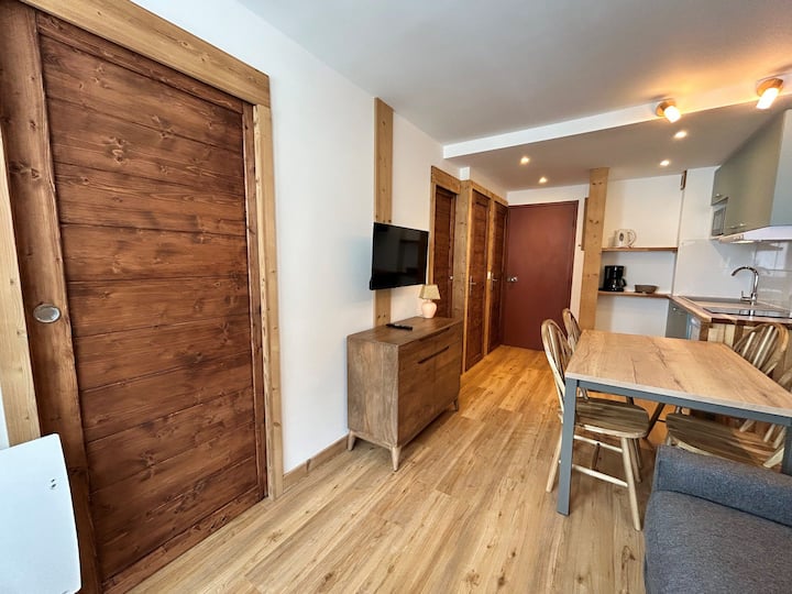 Studio Cabine Rénové·pied Des Pistes·balcon - Lac de Tignes