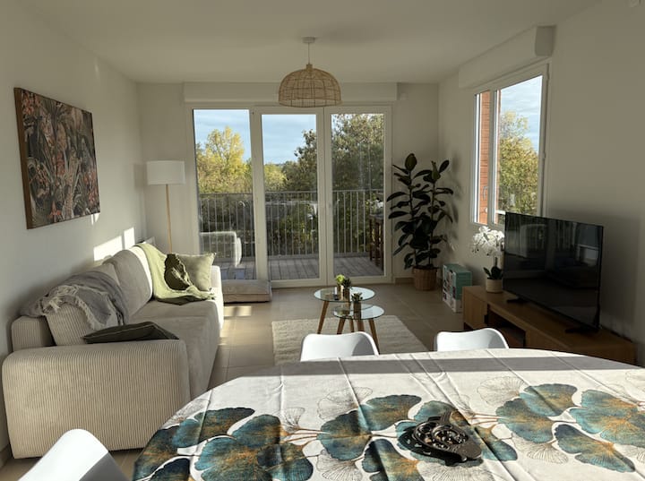 Havre De Paix Lumineux & Calme – Près Du Parc - Saint-Orens-de-Gameville