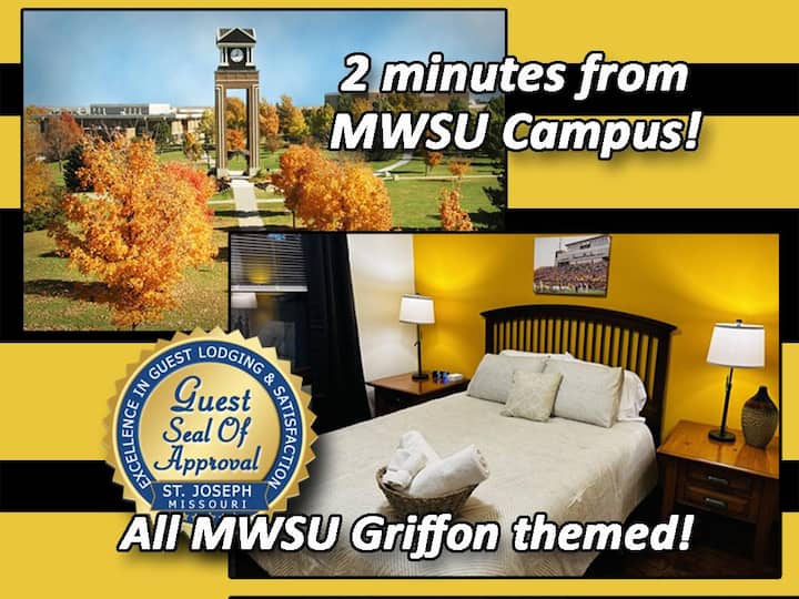 Griffon's Den For Mwsu Fans!  2-bedroom Property - Saint Joseph, MO
