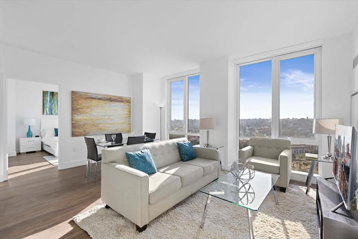 Luxurious Apt | Kitchen & Laundry | Gym | Downtown - White Plains, NY