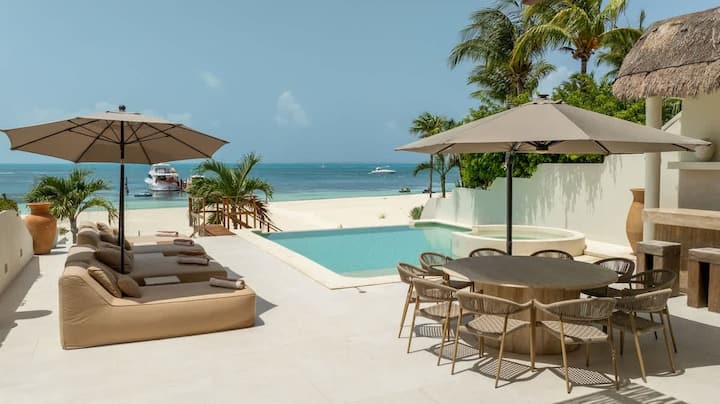 Ab Del Mar | 7br |&nbsp;Luxury Beachfront Villa - Cancún