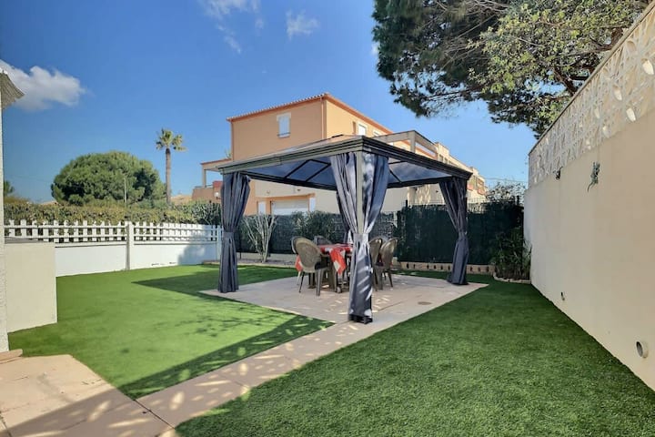 Les Jardins Du Soleil - Confortable Pavillon - Valras-Plage
