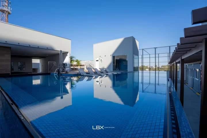 Apto  Moderno Com Piscina Borda Infinita - Foz do Iguaçu
