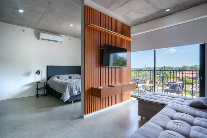 Departamento Loft Amplio Y Cochera - Paraguay