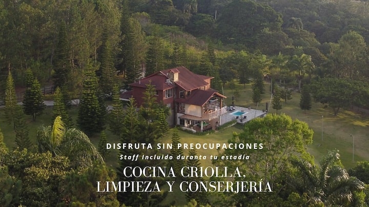 20 Pax, Cook & Clean Svce. Incl, River, Billiard - Jarabacoa