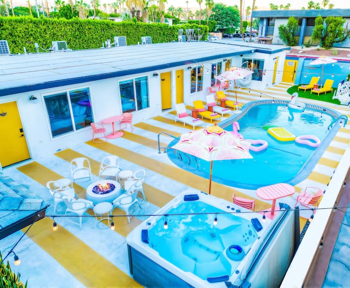 The Mod Hotel Buyout - Pool, Spa, Arcade Games - Palm Springs, CA