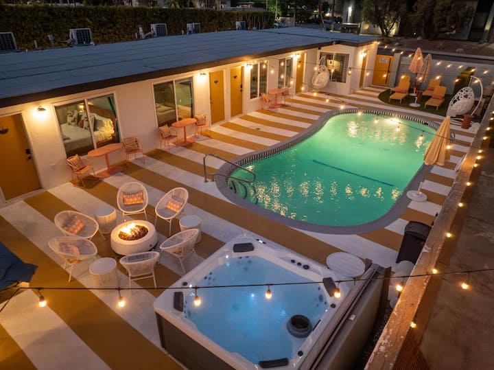 The Mod Hotel Buyout - Pool, Spa, Arcade Games - Palm Springs, CA