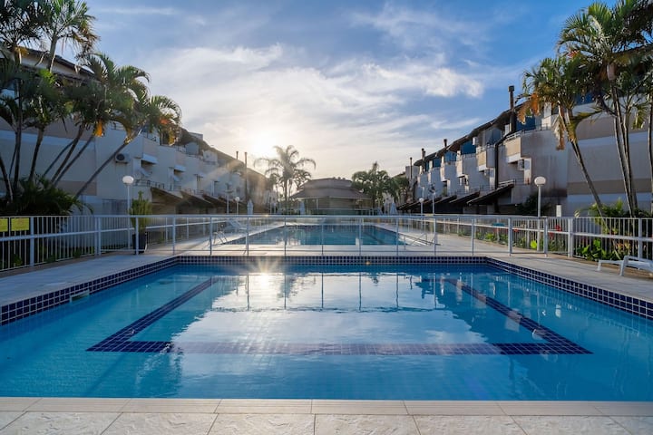 Casa Em Condominio Clube Na Beira Da Praia - Florianópolis