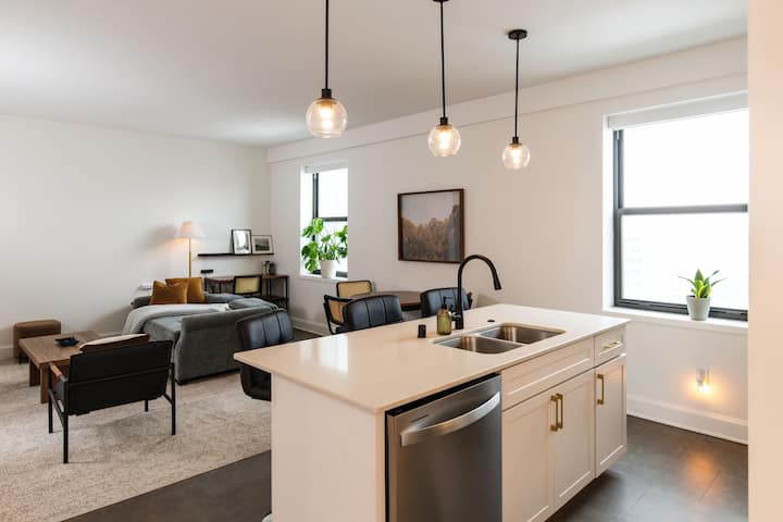 Luxury Downtown Apt With Parking, Gym, Lap Pool - Milwaukee