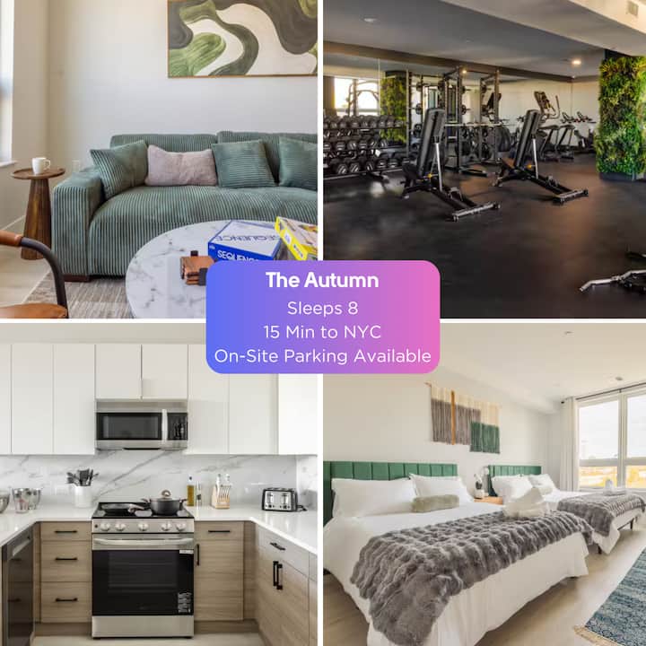 Luxe 3br Loft 15 Min To Nyc W/ View, Gym & Shuttle - Brooklyn, NY