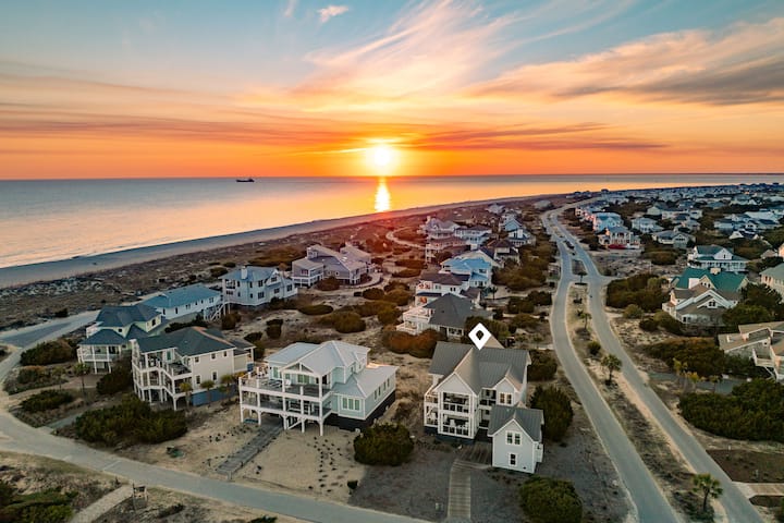 6br Gem | Ocean View | Bhi + Shoals Club | 2 Carts - Bald Head Island, NC