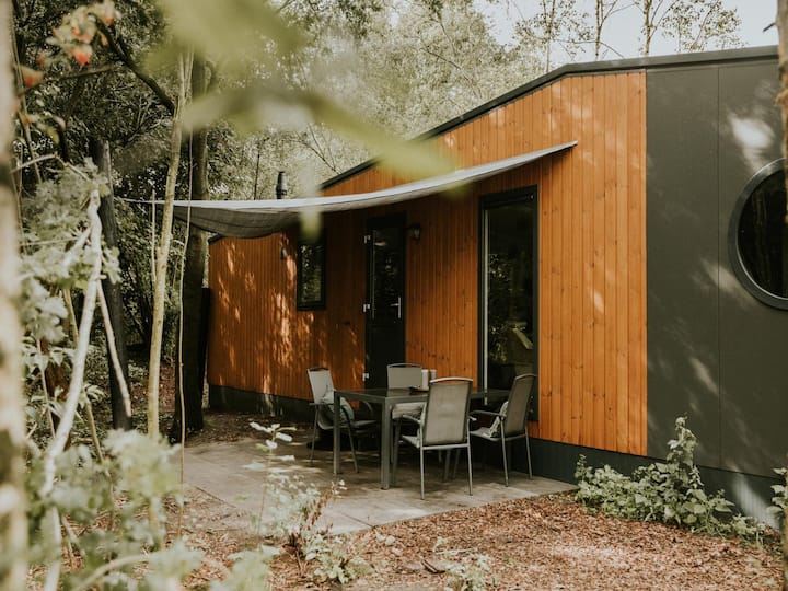 Charmant Bee Lodge Pour 5 Personnes Dans Les Bois. - Dalfsen