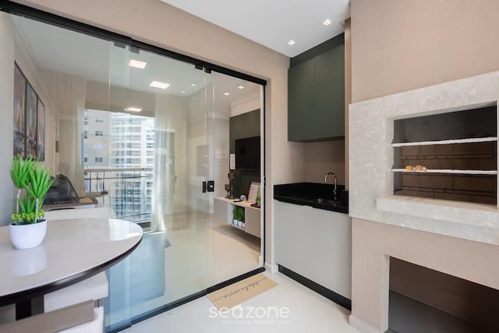 Apt W/ Bbq & Balcony, 700m From The Beach Vnv1204 - Itapema