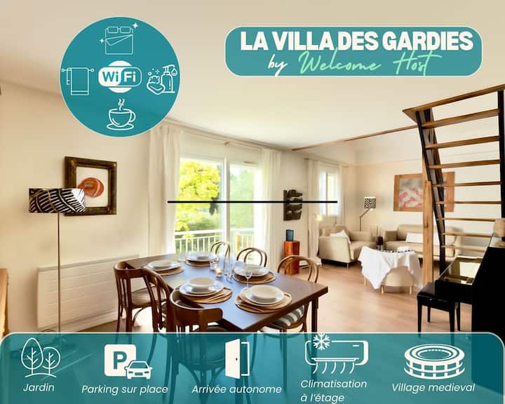 La Villa Des Gardies, Charme Médiéval - Alès