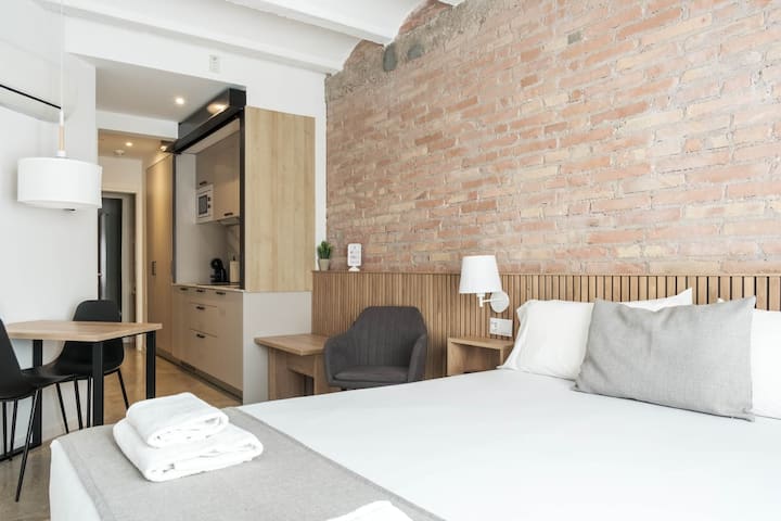 Guest Ready - Fira Barcelona Modern Studio - L'Hospitalet de Llobregat