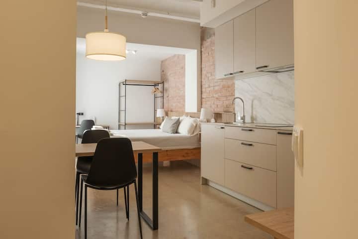 Guest Ready - Fira Barcelona Modern Studio - L'Hospitalet de Llobregat