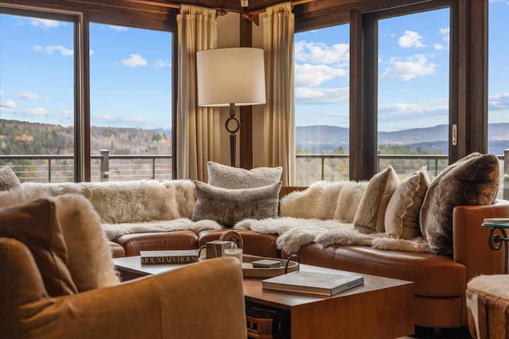 Meadowoods Estate: Luxury 7br, Hot Tub, Sauna&pond - Stowe, VT