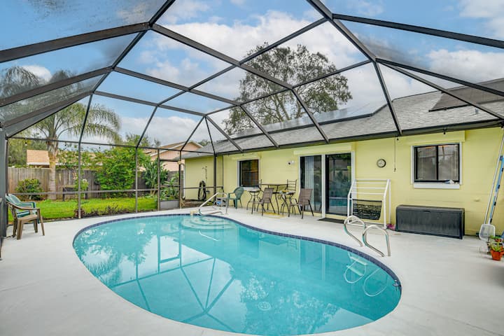 7 Mi To Beach! Poolside Oasis In Port Orange - Port Orange, FL