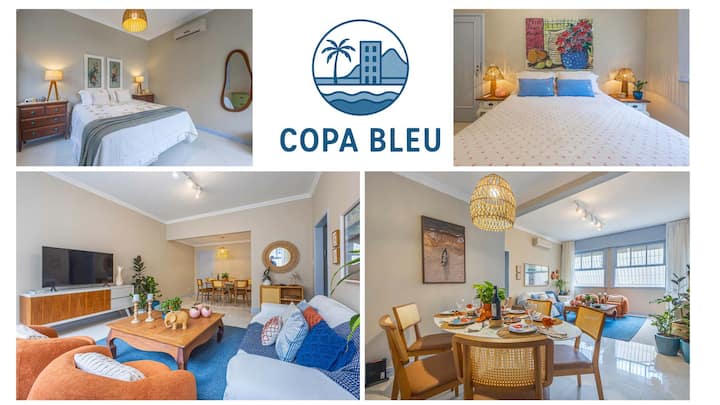 Modern 3-bedroom Apartment In Copacabana - Aéroport de Rio de Janeiro Santos Dumont (SDU)