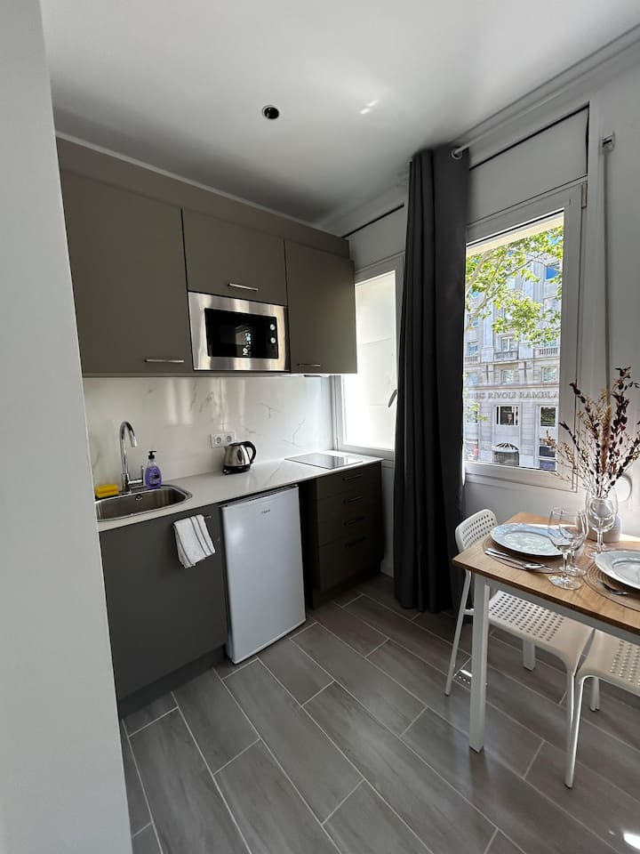 Estudio En Plaza Catalunya - Barcelona