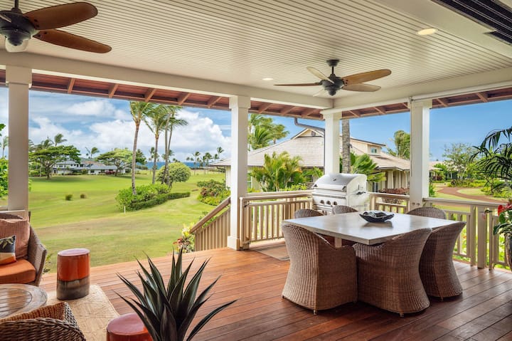 Golf Course View | Resort Amenities | Gourmet - Kauai, HI