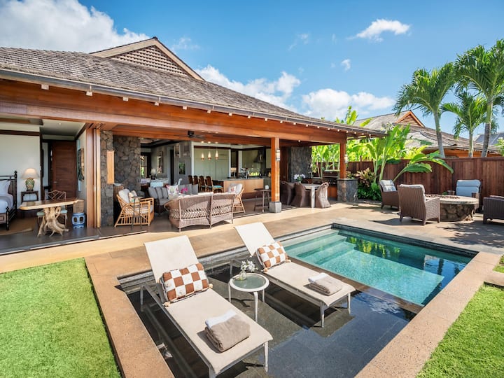 Resort Amenities | Plunge Pool, Fire Pit & - Kauai, HI