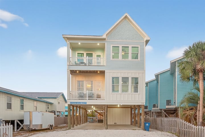 Lux 6br - Heated Pool | Sleeps 22 | 1 Min To Beach - Gulf Shores, AL