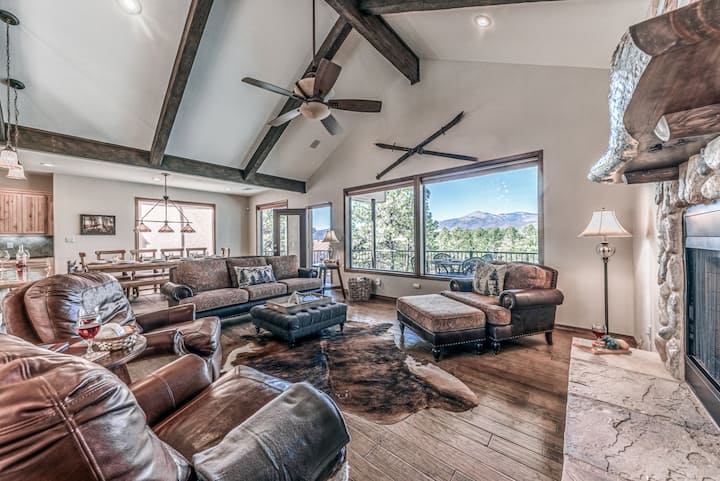 Chalet Blanca-sierra Blanca Views+ Hot Tub Retreat - 