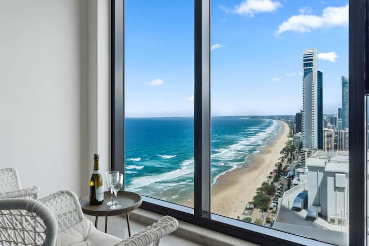 『Cassa Ocean』coastal Luxe 1br | Oceanview Getaway - Surfers Paradise