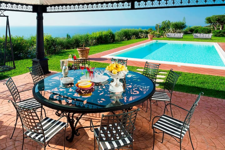 Villa Stellare, With Private Pool And Sea Views - Capo d’Orlando