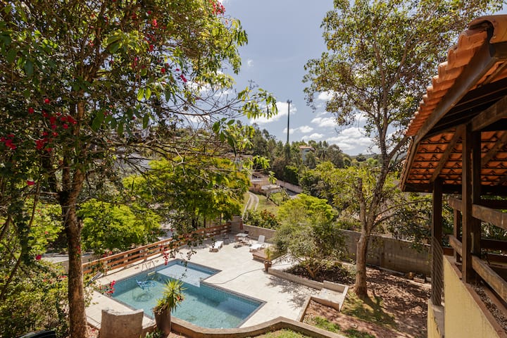 Casa Com Piscina, Salão De Jogos E Churrasqueira - Caieiras