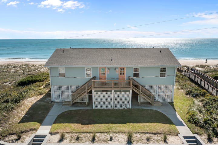 Sand | Charming Oceanfront Retreat - Emerald Isle, NC