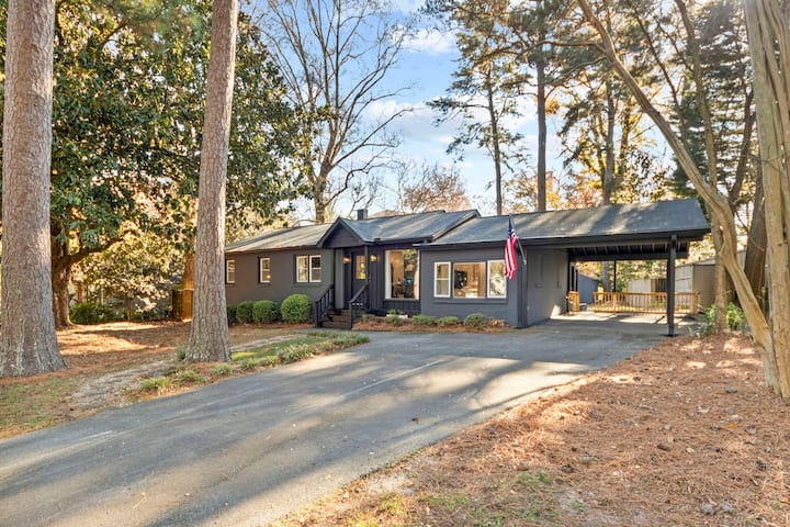 Buckhead Private Retreat 1/2 Acre Fenced Back Yard - Brookhaven