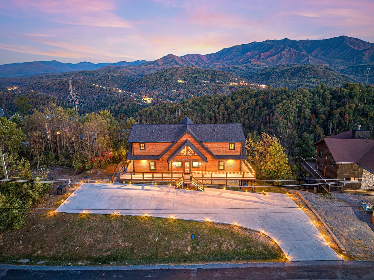 Vista épica do Monte LeConte | Estadia de luxo | 18 hóspedes - Airbnb
