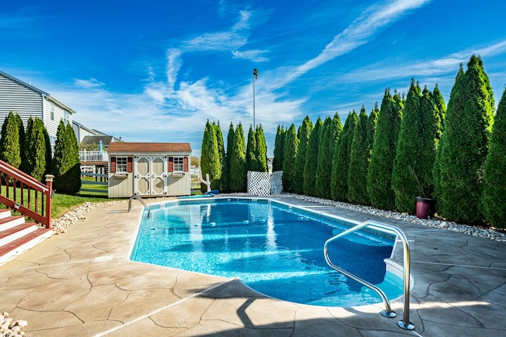 Heated Pool • Private Backyard • Home Theater - Delaware