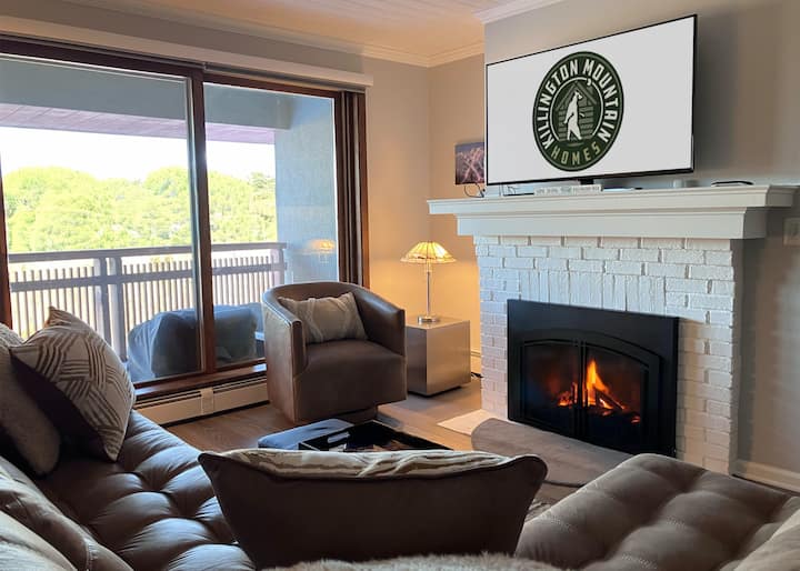 Slopeside Haven- Fire Place Hot Tub Ski In/ski Out - Killington, VT