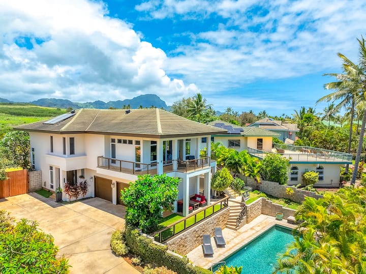 Kai Lani Villa Poipu • 5bd • Pool&ac • Sleeps 20+ - Kauai, HI