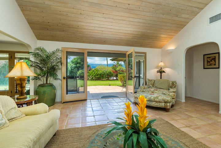 Refreshed North Shore Retreat W/ac, Community Pool - Kauai